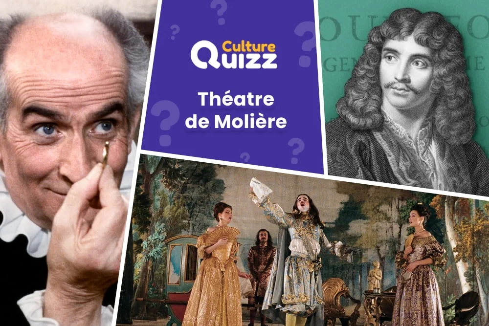 Quiz le théâtre de Molière - Littérature - Niveau Difficile | Culture Quizz