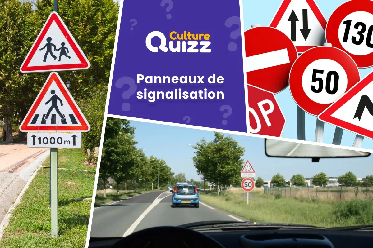 Quiz Panneaux de Signalisation #5 - Code de la route - Niveau Moyen ...
